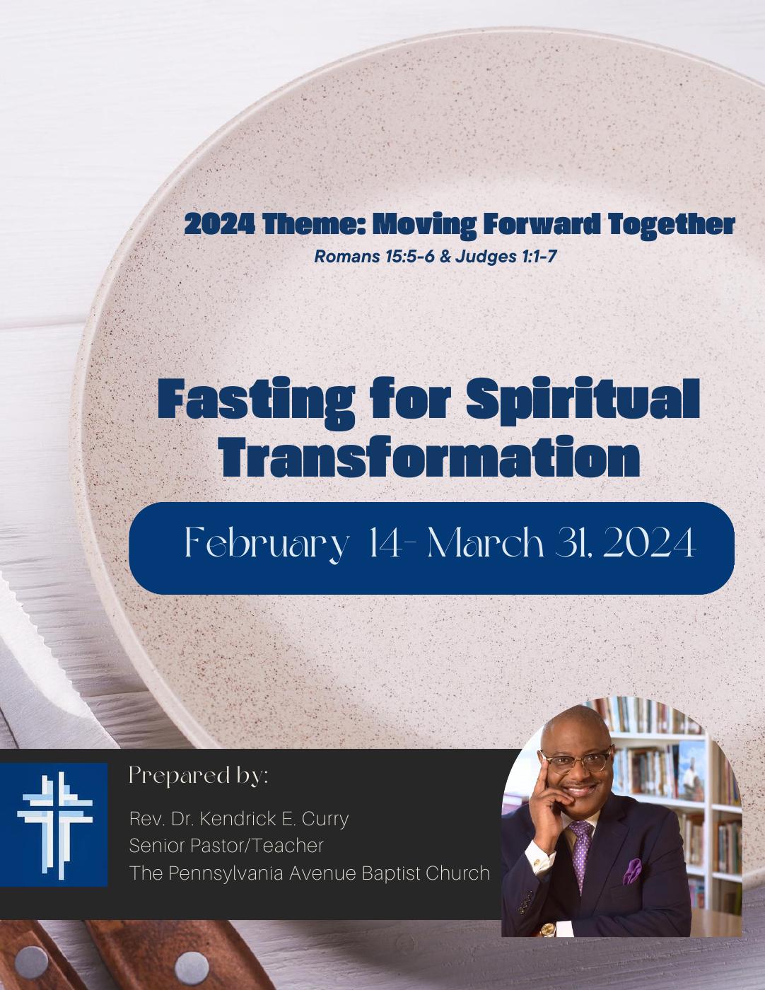2024 Fasting for Spiritual Transformation